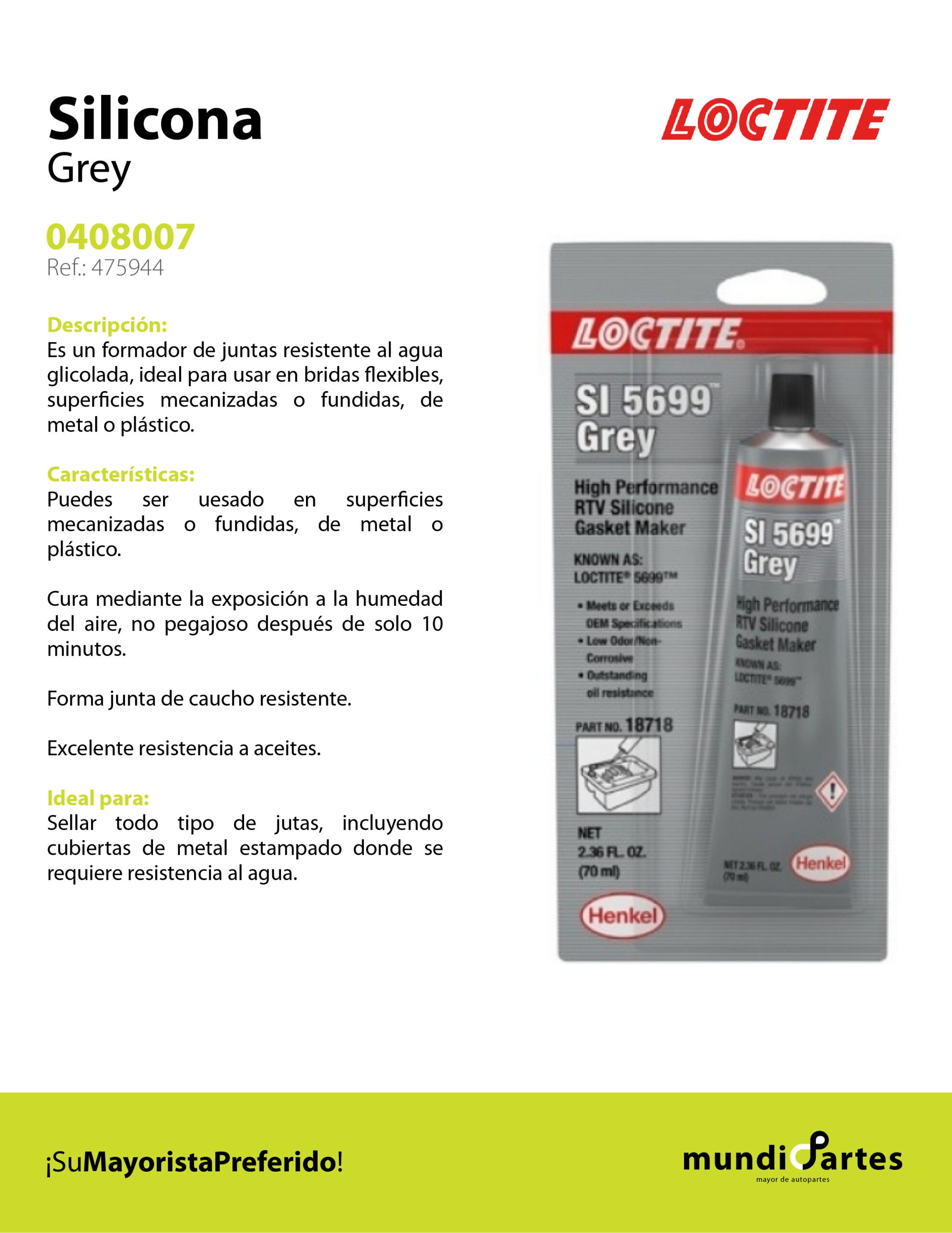 Nuestros productos - Mundipartes | SuMayoristaPreferido